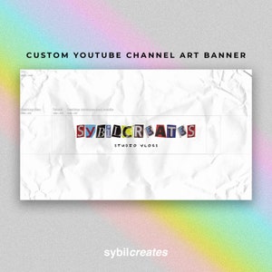 Custom Youtube Channel Art Banner Clippings Branding - Etsy