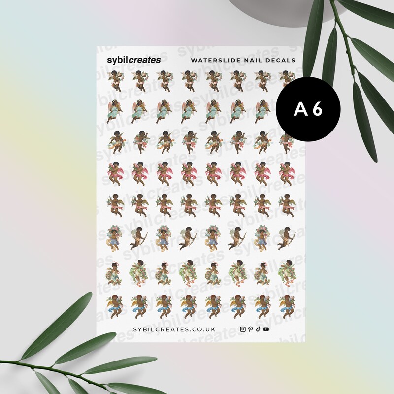 Vintage Angel Decals - Etsy