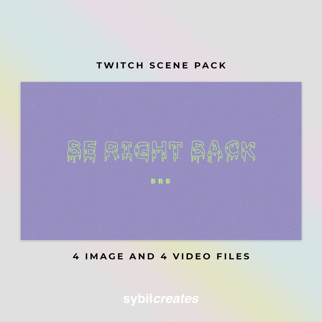 Twitch Scene Pack Drip Game Animated 4 Image and 4 Video Files Twitch ...