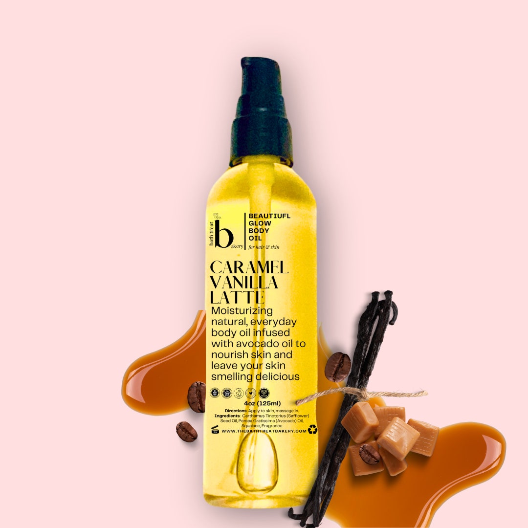 Caramel Vanilla Latte Body Oil - Etsy