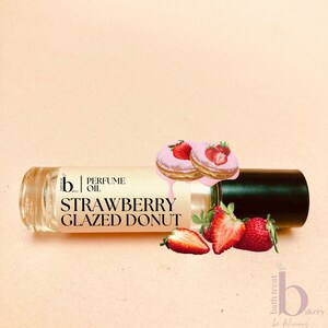 Glazed Donut Perfume Oil Rollerball Gourmand Fragrance Sugar Glaze and ...