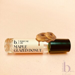 Glazed Donut Perfume Oil Rollerball Gourmand Fragrance Sugar Glaze and ...