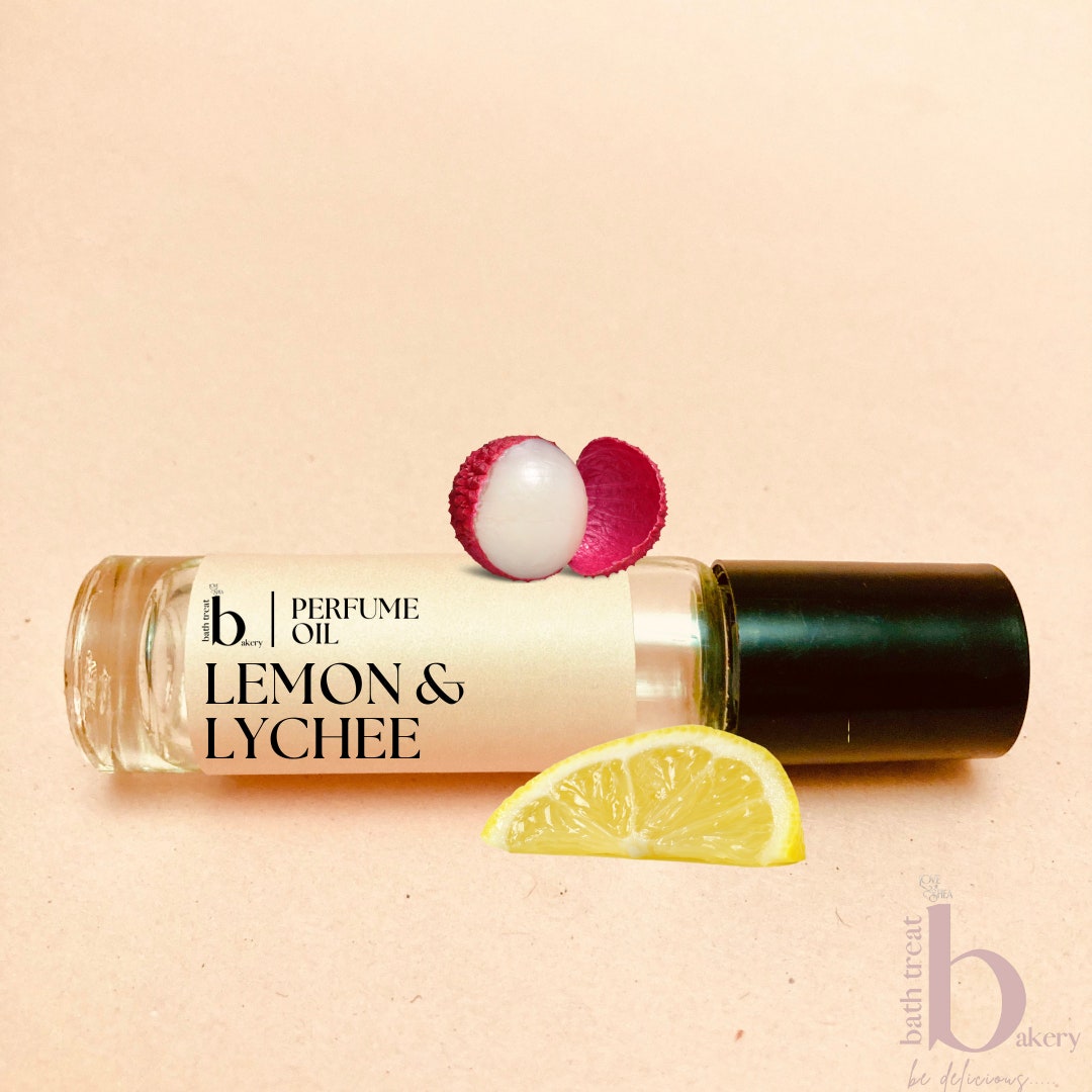 Lemon Lychee Perfume Oil Roll on Fragrance Notes Juicy Lemon and Sweet ...
