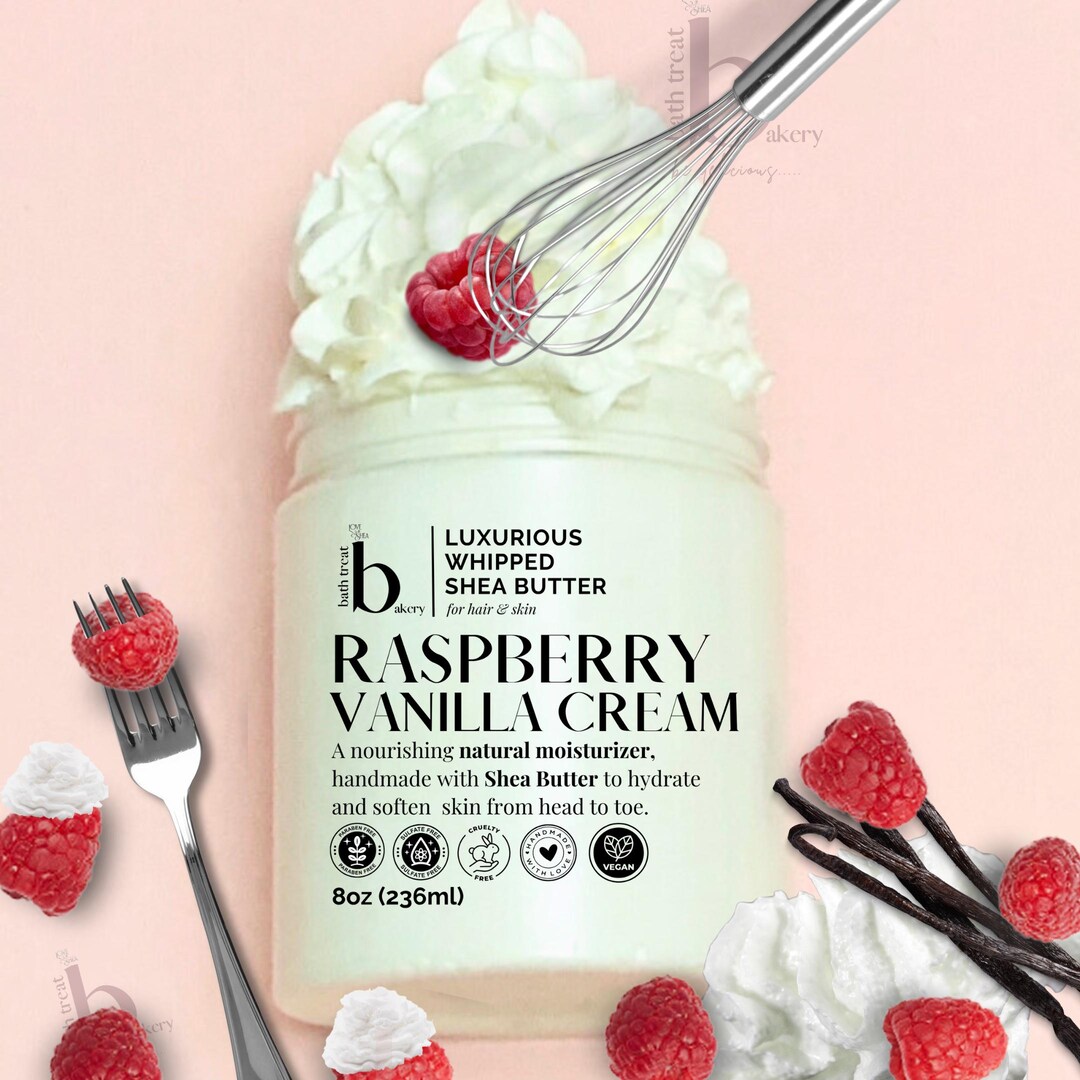 Raspberry Vanilla Body Butter Your Skins New Luxe BFF - Etsy
