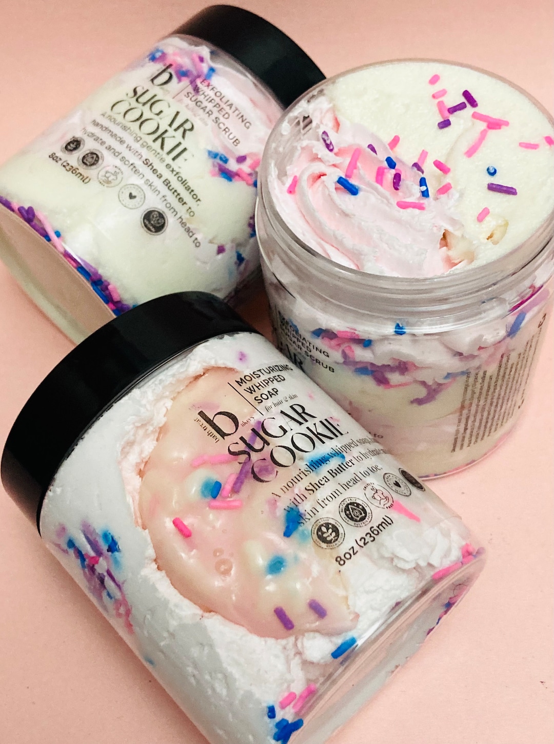 Body Butter Gift Set Includes Sugar Cookie Body Scrub Body Butter and ...