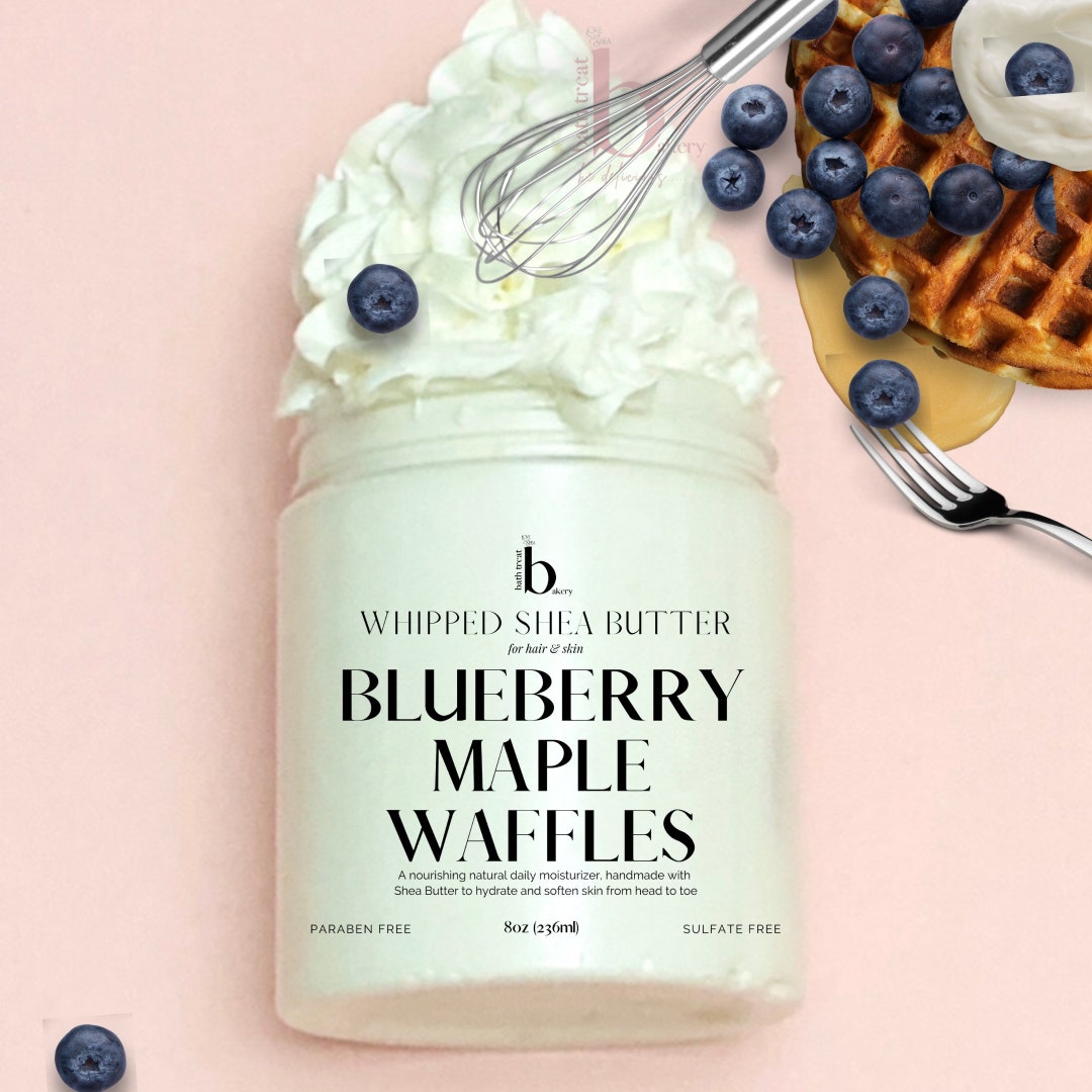 Body Butter , Blueberry Maple Non Greasy Natural Moisturizer With Shea ...
