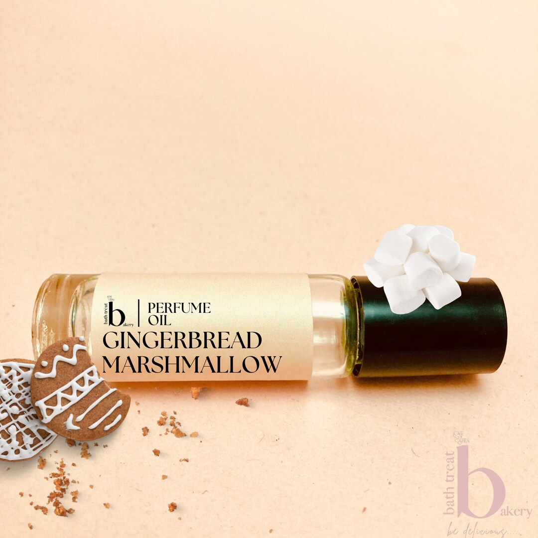 Gingerbread Marshmallow Perfume Oil: Cinnamon Maple Pecan Scent (10ml ...
