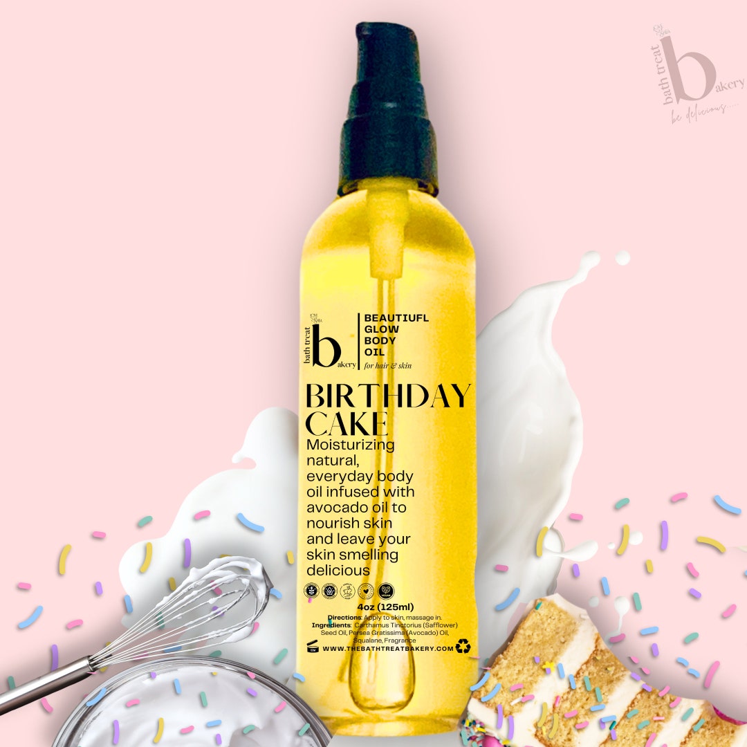 Birthday Cake Body Oil - Etsy