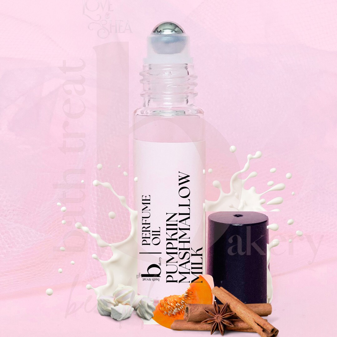 Pumpkin Marshmallow Milk Perfume Oil Roll on Fall Winter Self Care Gift ...