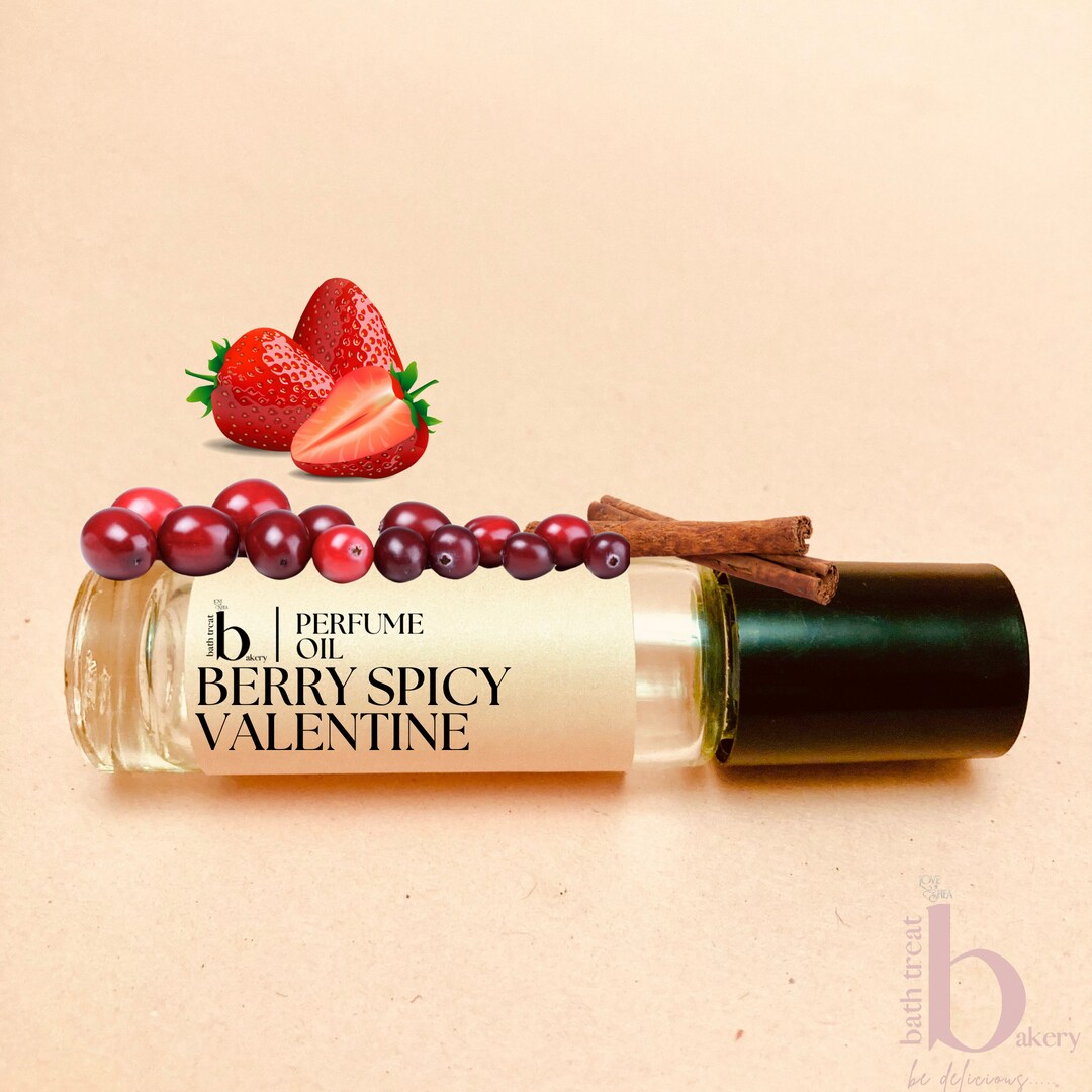 Berry Spice Valentine Perfume Oil With Fragrance Notes of Cranberries ...