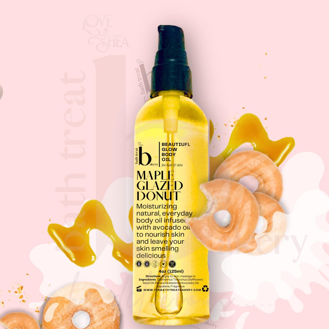 Maple Glazed Donut Body Oil Moisturizer - Etsy