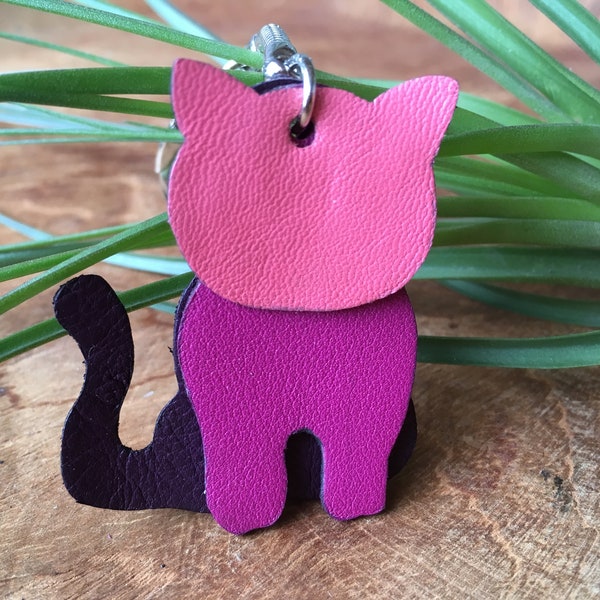 Cat Keychain - Etsy