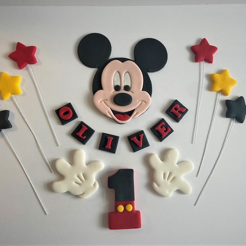 Mickey Mouse Cake Topper - Etsy