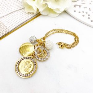 Car Mirror Ayatul Kursi, Allah, 4qul Charm, Protection, New Driver Gift ...