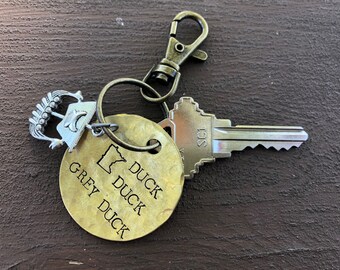 Duck keychain | Etsy