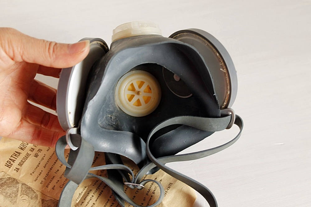 Vintage Military Gas Mask – Army Respirator, Industrial Dust Mask ...