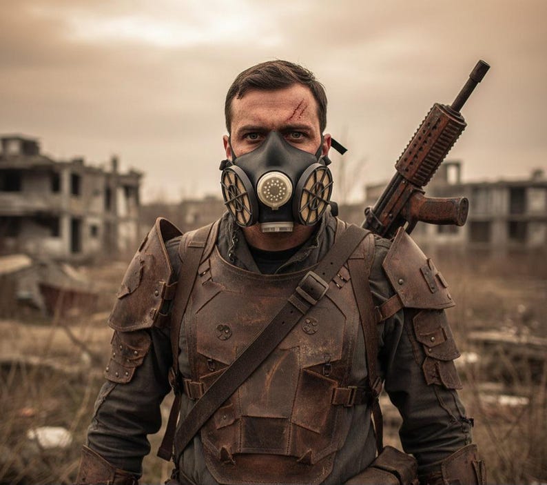 Vintage Military Gas Mask – Army Respirator, Industrial Dust Mask ...