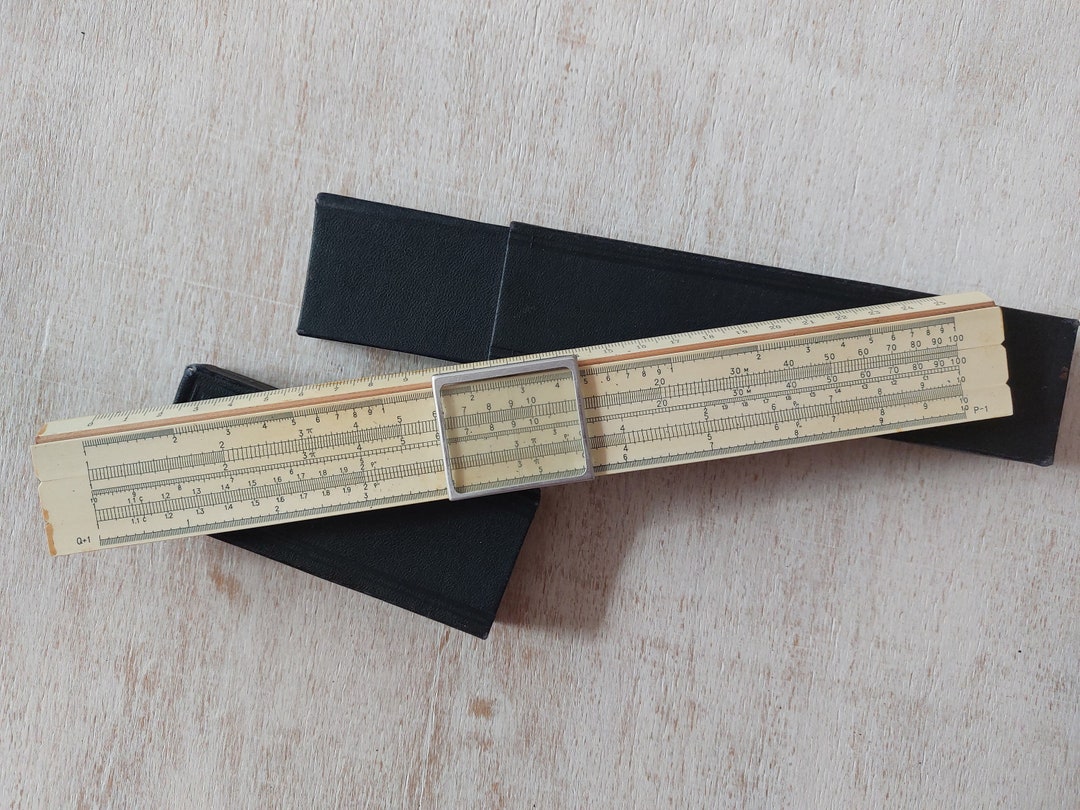 Russian Logarithmic Slide Rule Engineering Tool, Vintage Soviet ...