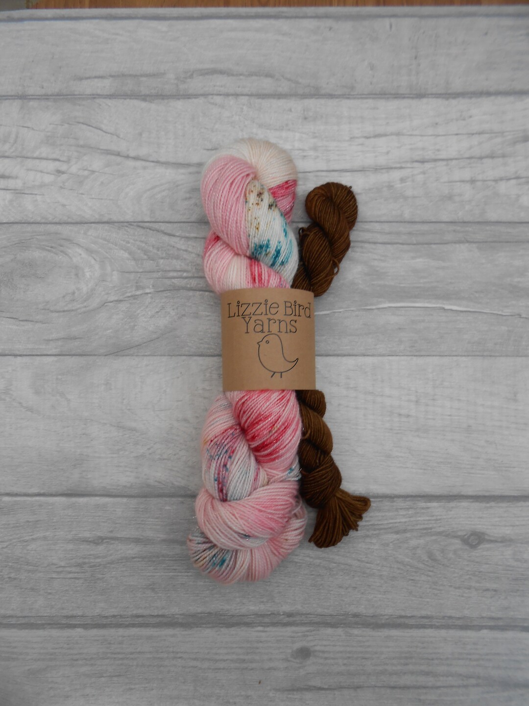 Holly Berry Sock Set-100g/20g Hand Dyed Yarn Crochet Knit Teal Brown ...