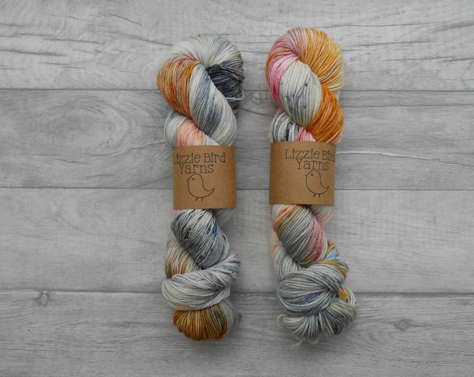 Stone Age - 100g Hand Dyed Yarn Crochet Knit Black Gold Vermillion ...