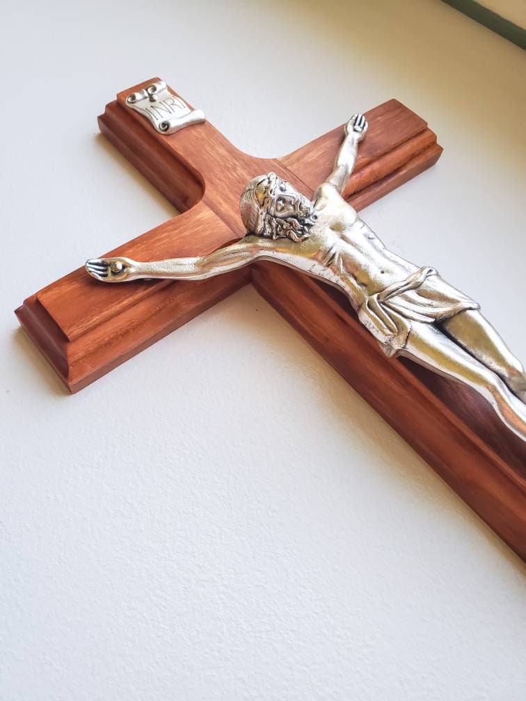 12" Handmade Crucifix - Etsy