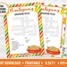 Thanksgiving Game Bundle Printable, Bingo, Scavenger Hunt, Crossword ...
