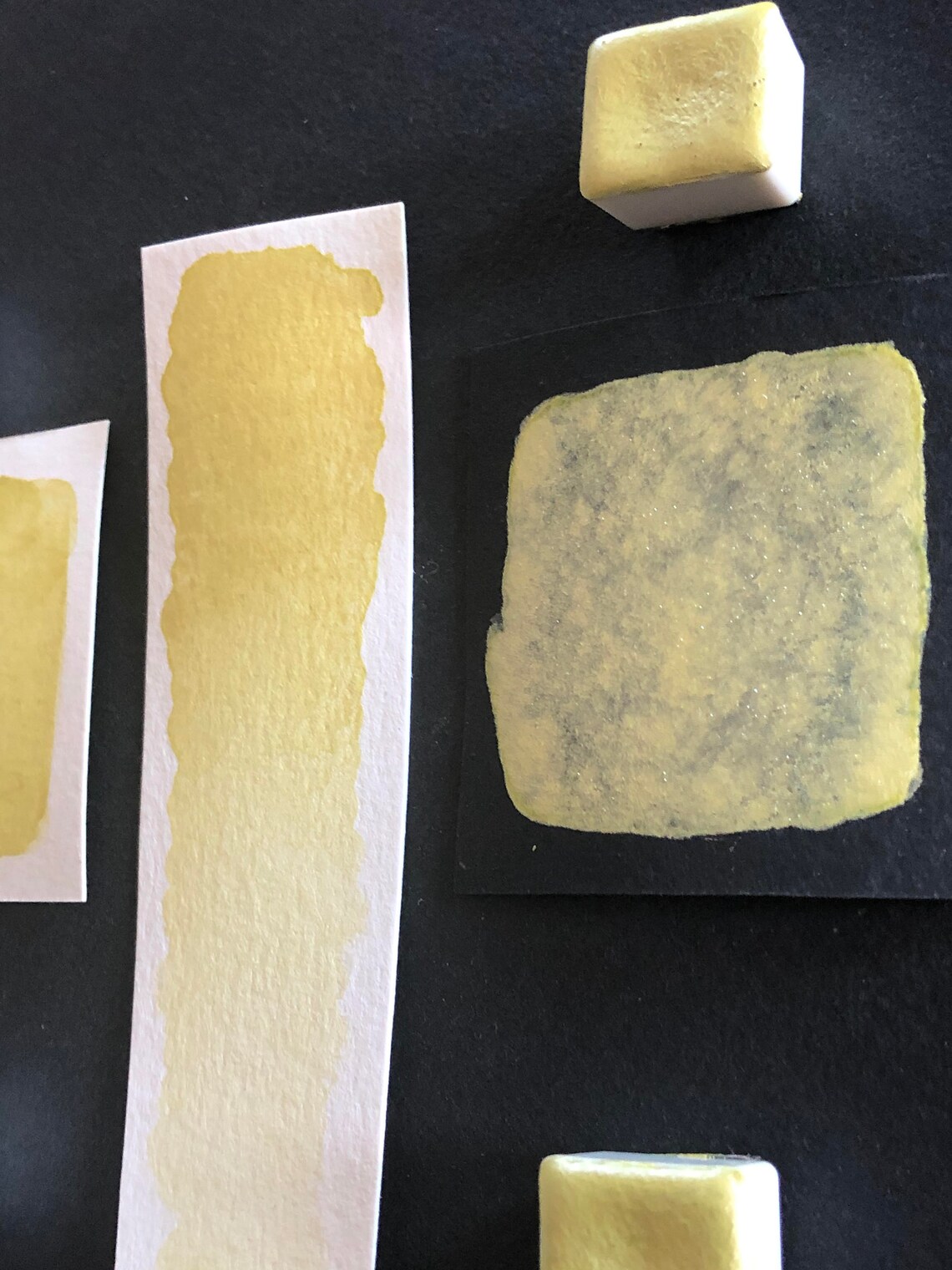 Champagne Mica Handmade Water Color Half Pan Paints - Etsy