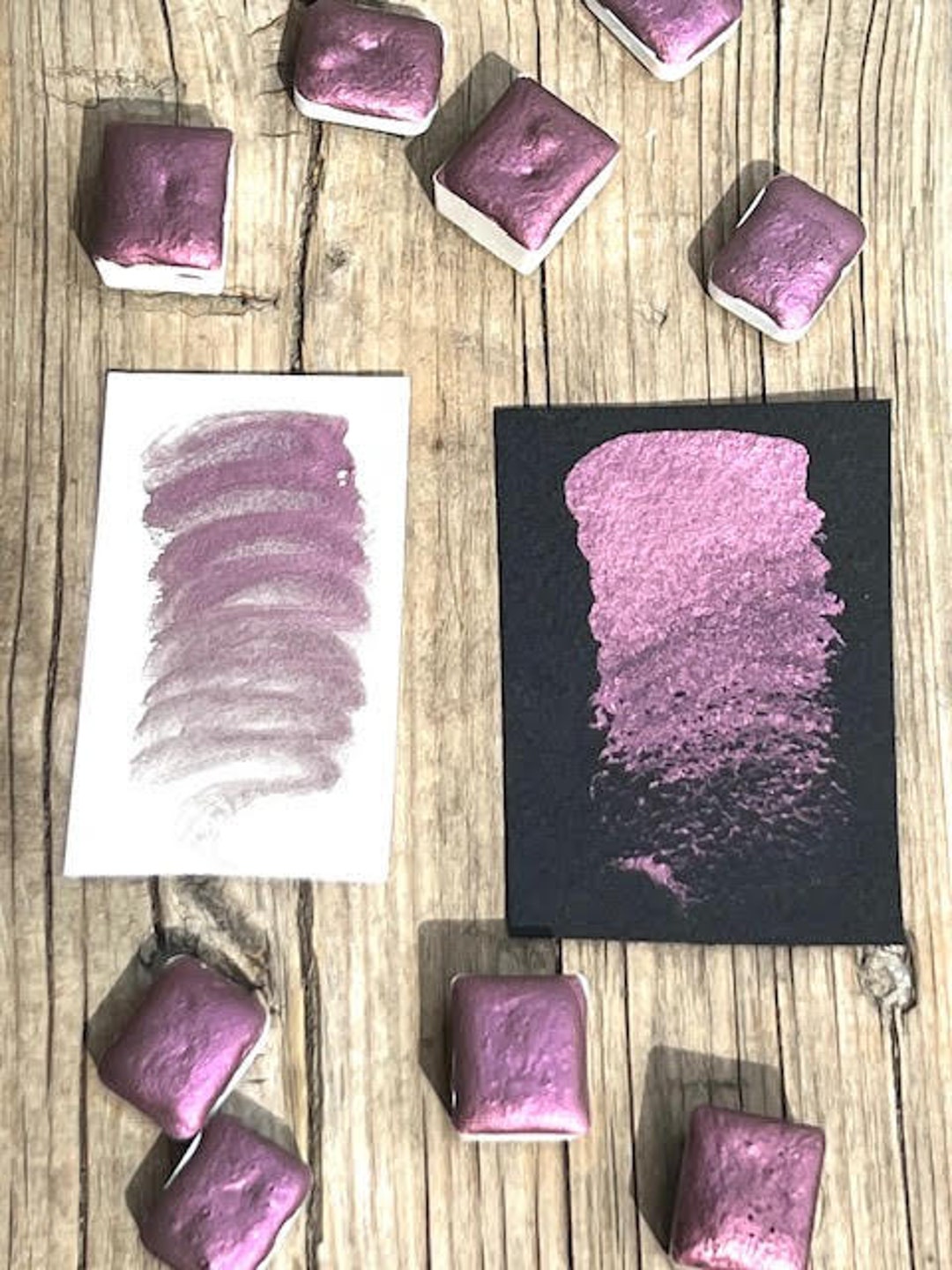 Smokey Color Shift Handmade Watercolor Colorshift Half Pan Paints Water ...