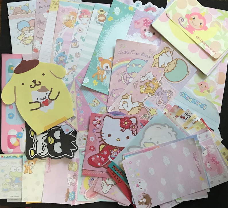 Sanrio Paper Lot 100 feuilles avec une variété de tailles et | Etsy