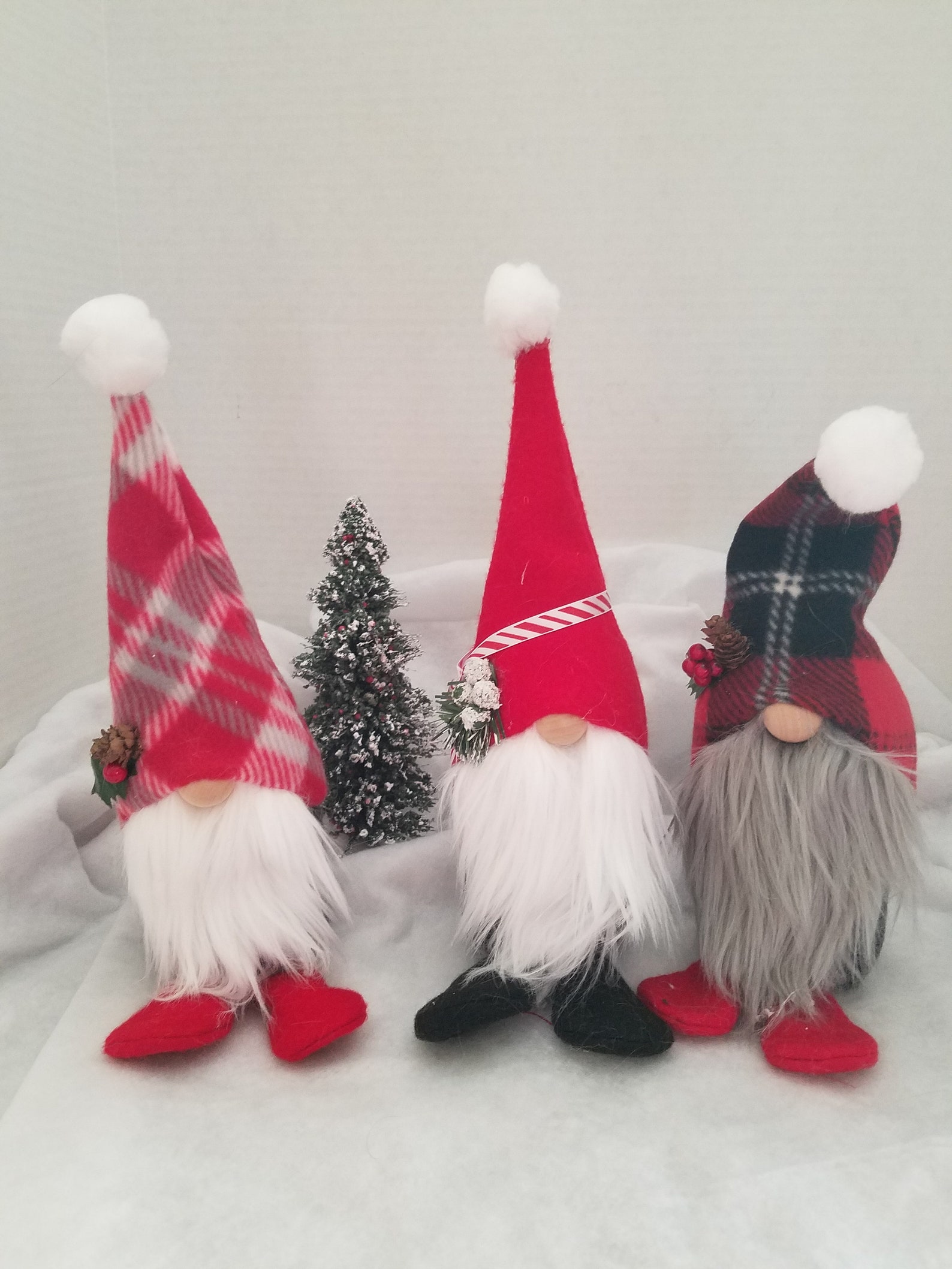 Holiday Gnomes Rustic Holiday Decor Winter Gnomes Christmas - Etsy