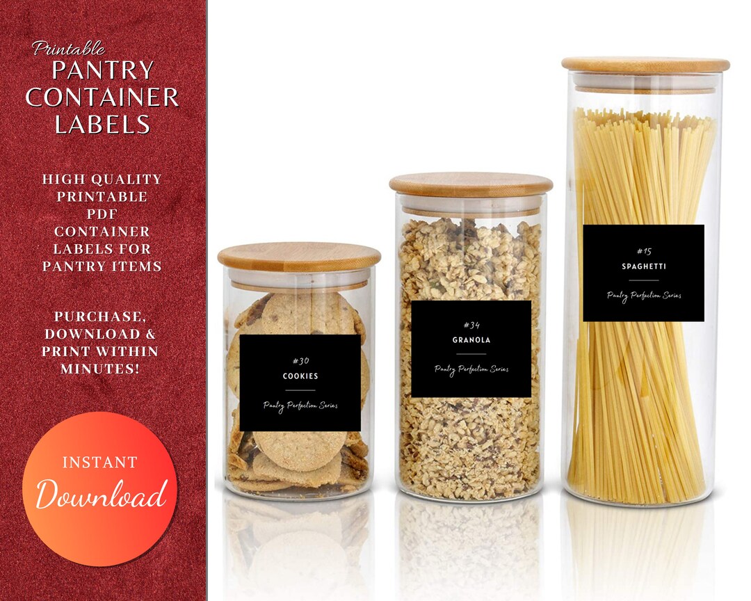 Pantry Labels - Etsy