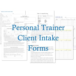 Printable Personal Trainer Client Intake Forms | Etsy