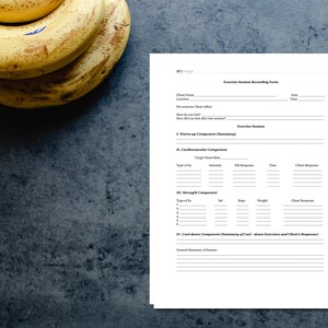 Printable Personal Trainer Client Intake Forms - Etsy