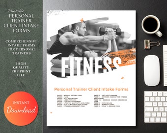 Client Intake Forms Personal Trainer Client Intake Form Health Coach ...
