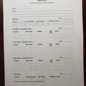Printable Personal Trainer Client Intake Forms | Etsy