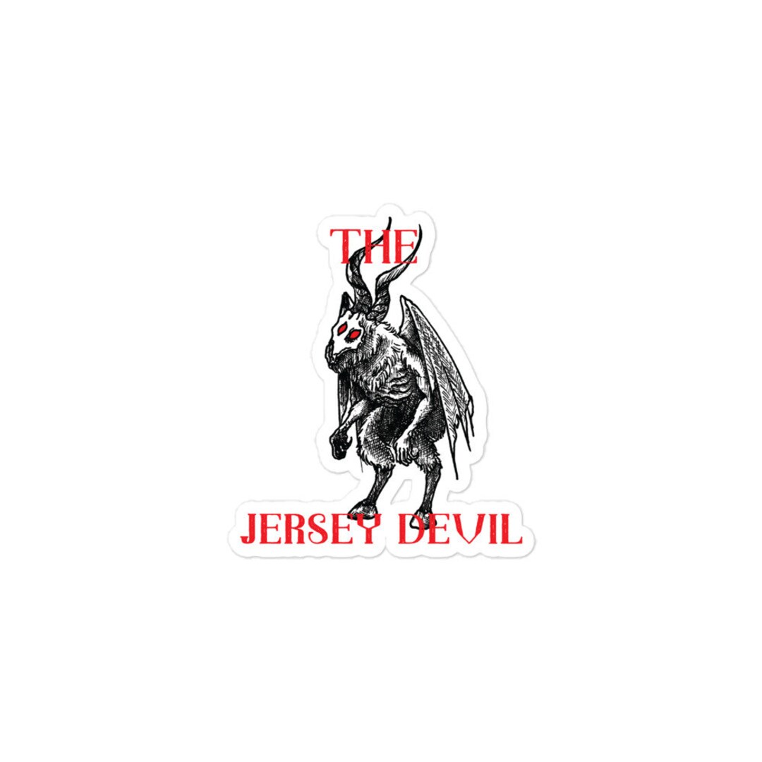 Jersey Devil Cryptid Merch Sticker - Etsy