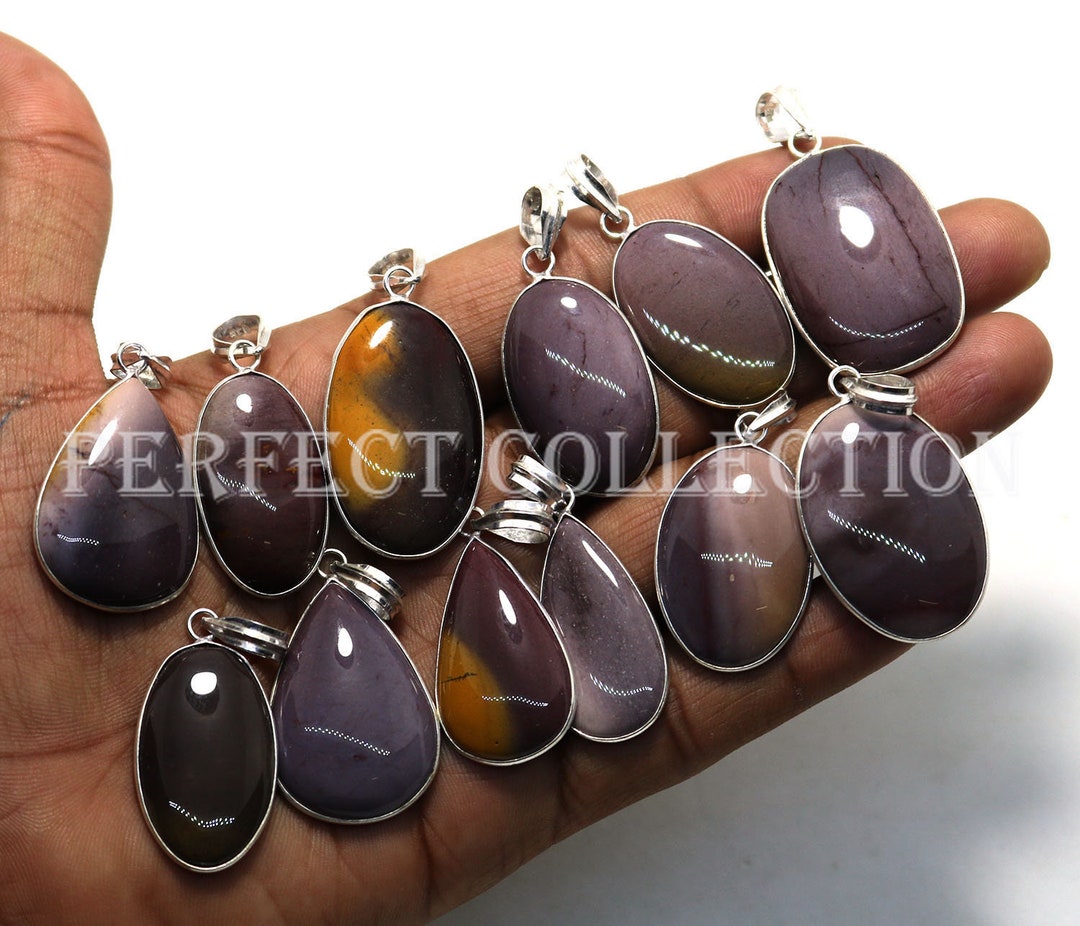 Natural Red Mookaite Jasper Pendants Mookaite Pendant Silver - Etsy