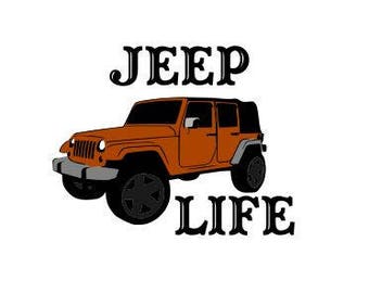 Jeep life svg | Etsy