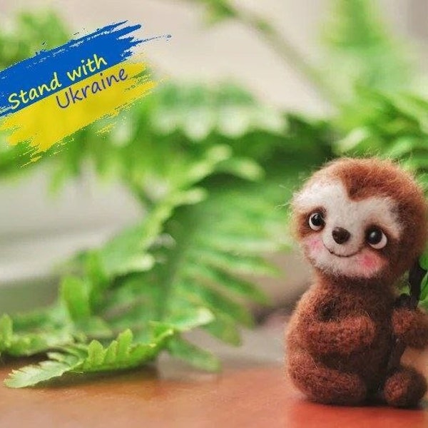 Sloth Plushie - Etsy
