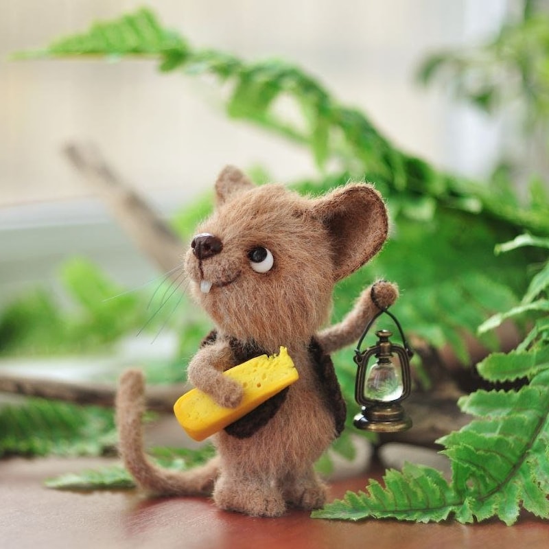 Mouse on Cheese - Etsy