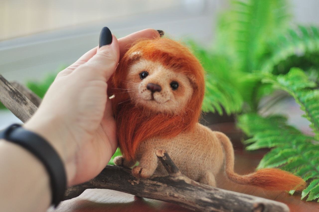 Little Lion Figurine Authentic Designer Plushies Collectible - Etsy