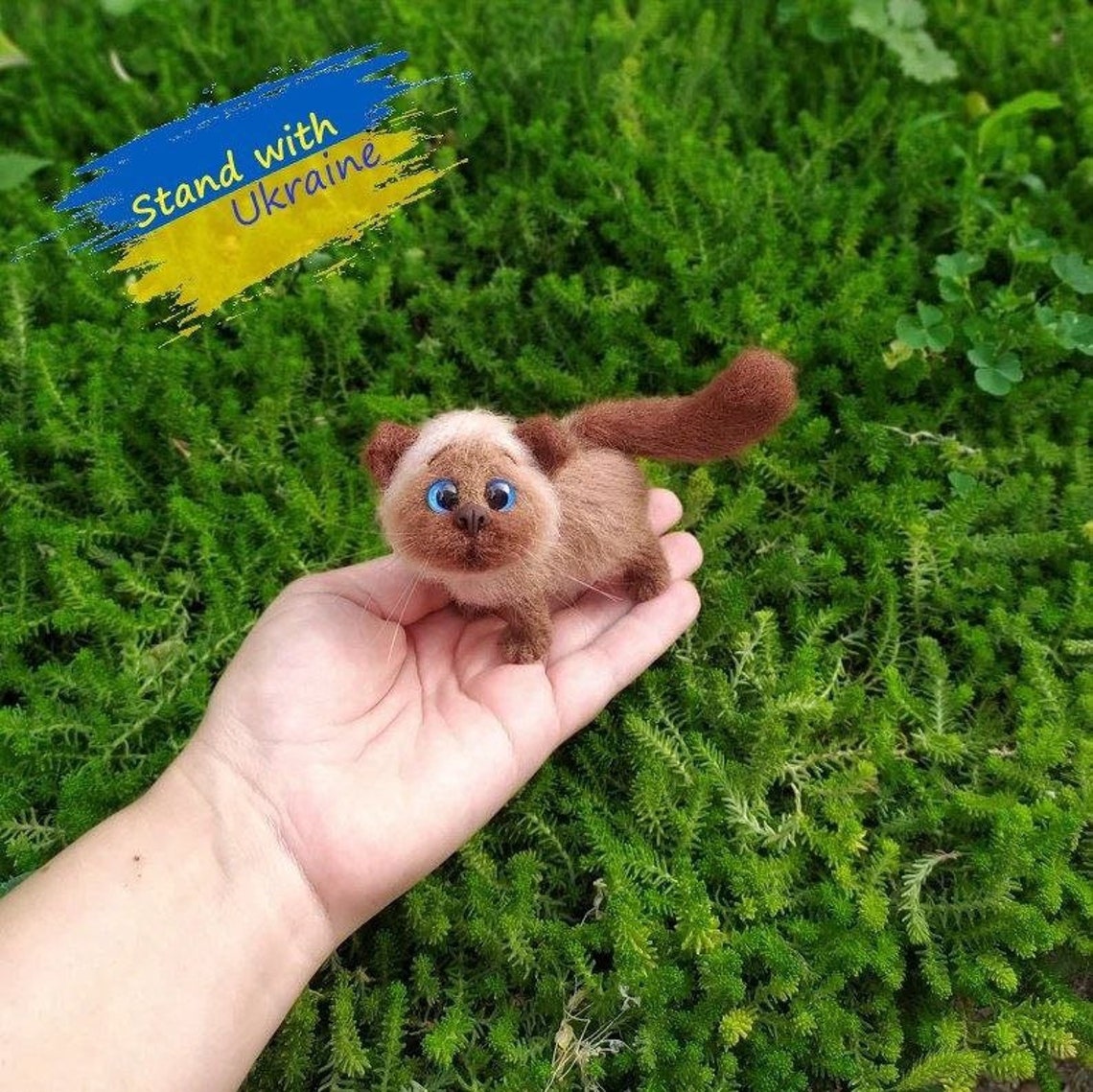 Crochet Tiny Siamese Cat Authentic Designer Plushies - Etsy