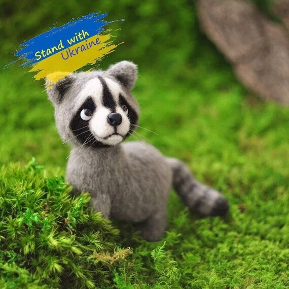 Little Raccoon Cub Authentic Designer Toys Collectible - Etsy