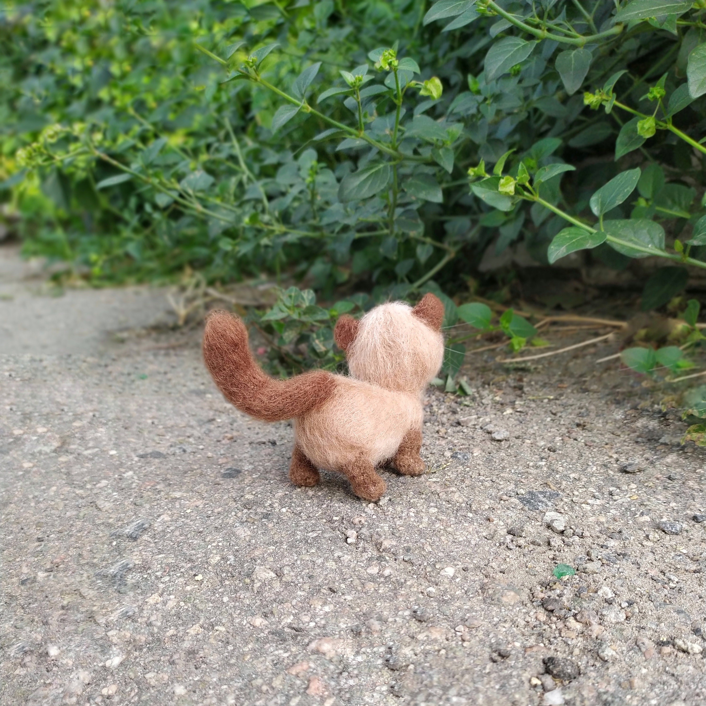 Crochet tiny siamese cat authentic designer plushies | Etsy