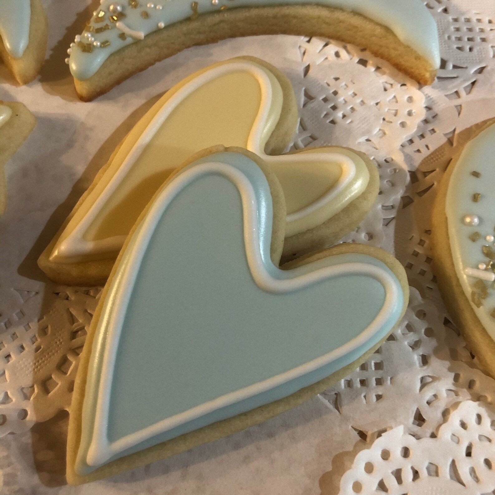 Blue Moon Baby Shower Cookies Twinkle Little Star Quarter - Etsy