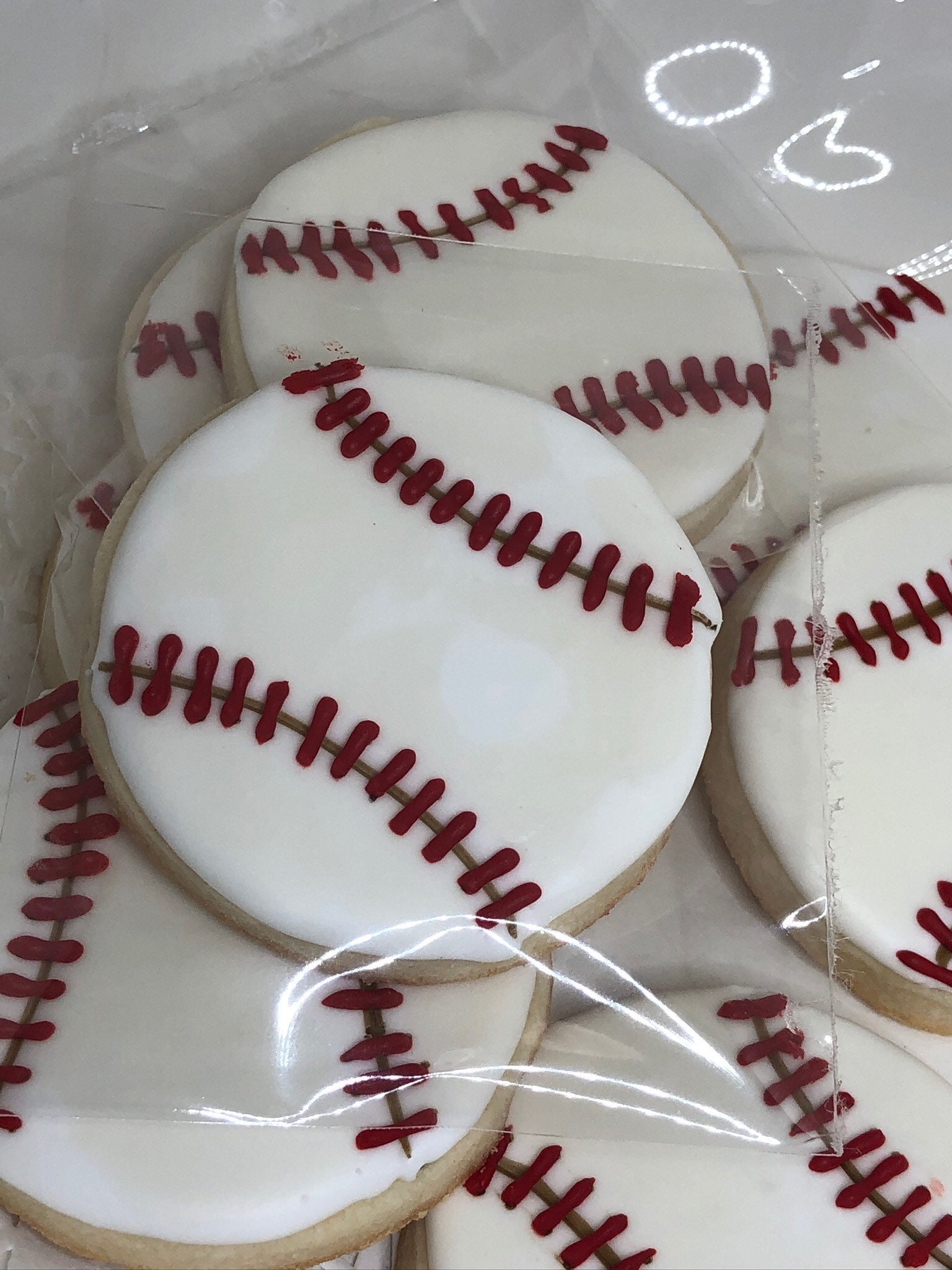 Baseball Cookies Fresh Baked and Heat Sealed Great For | Etsy
