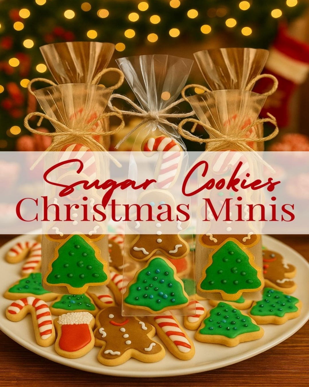 Christmas Mini Cookie Gift Bags: Fresh Baked Holiday Treats - Etsy
