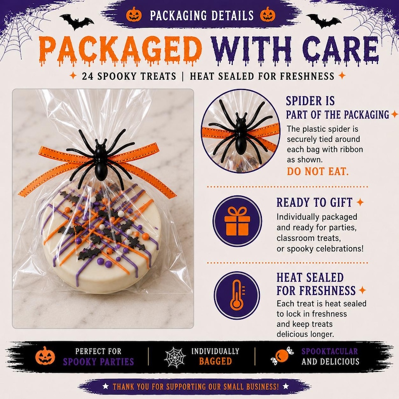 Halloween Rice Krispie Treats Oreo Cookie Treats Spooky Party Dessert ...