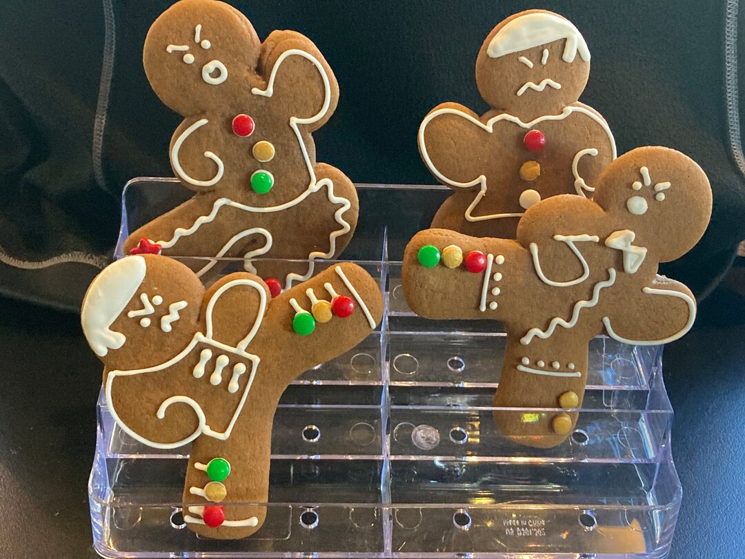 Ninja Gingerbread Cookies: Boys Birthday Party Favors, Decorated or DIY ...
