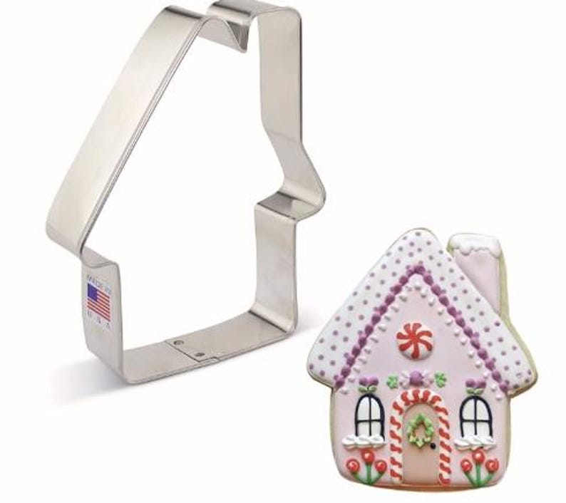 Fresh Undecorated Gingerbread House Cookies Holiday Decorating Kits ...